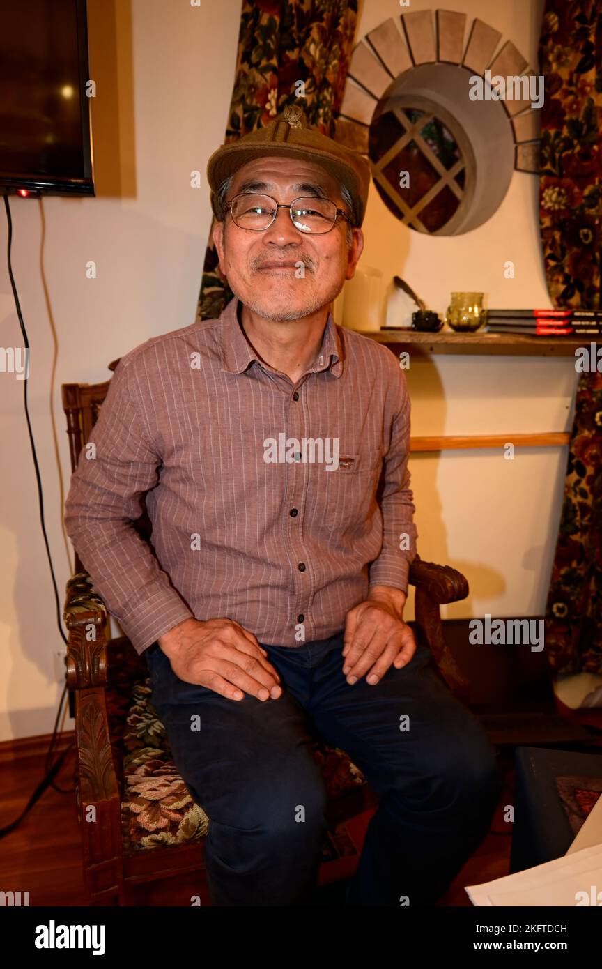 Hiroshi Kojima aka Keiun Naohiro beim Japan-Tag im Laussitz-Museum ...
