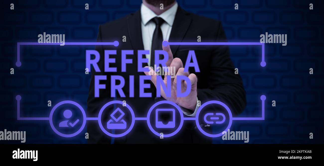 Texte d'écriture recommander Un ami. Recommandation de concept d ...