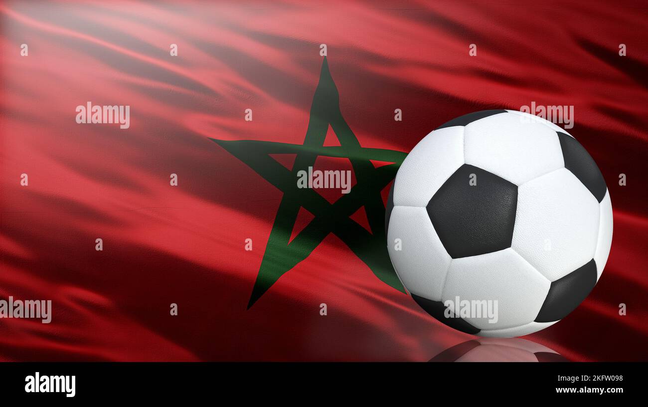 Qatar 2022 football soccer 3d maroc Banque de photographies et d’images ...