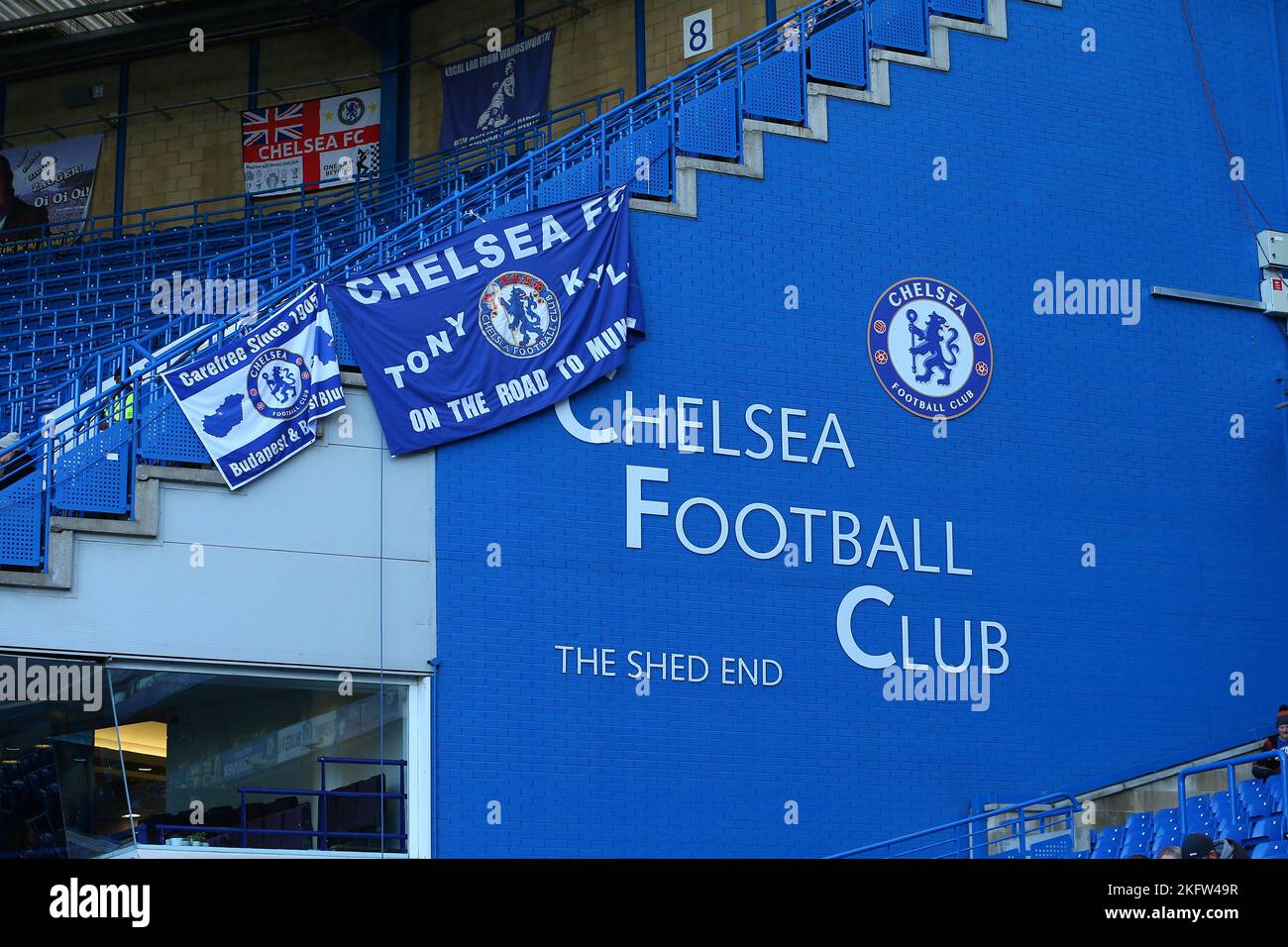 Shed end stamford bridge Banque de photographies et d’images à haute ...
