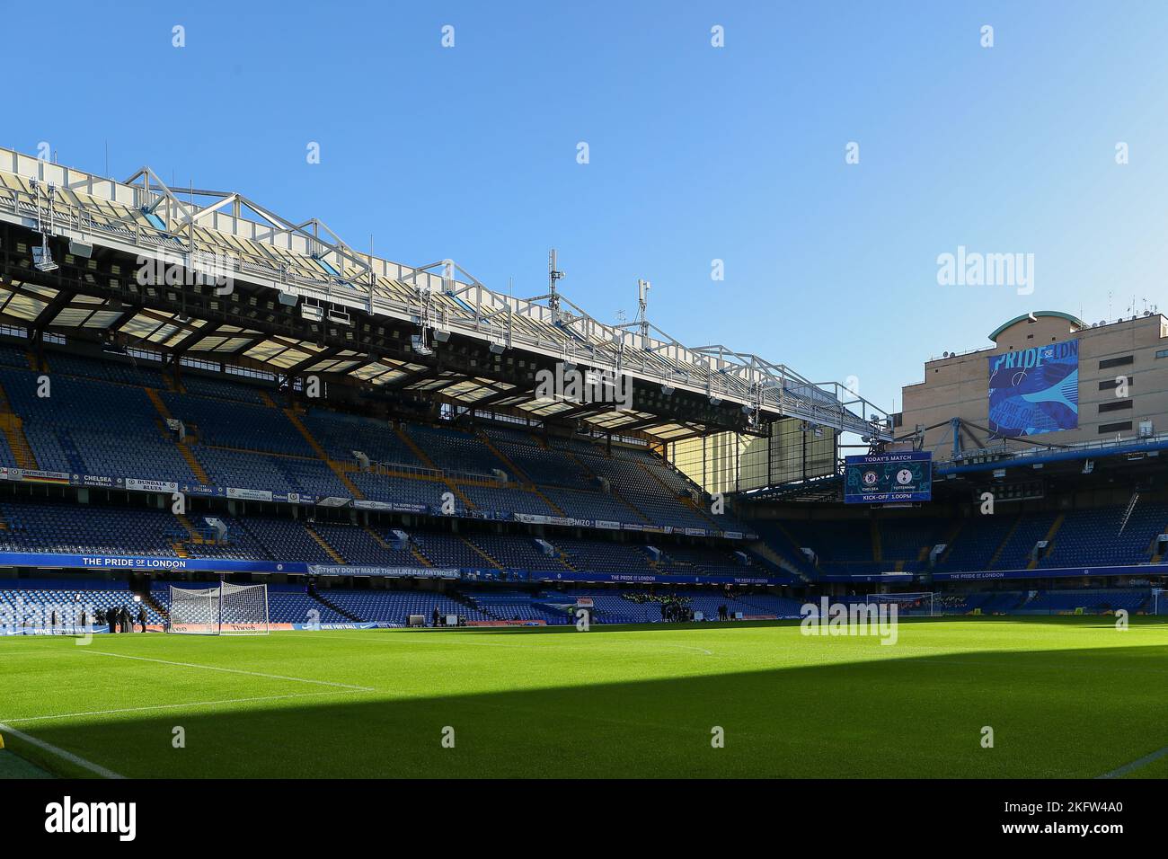 Shed end stamford bridge Banque de photographies et d’images à haute ...