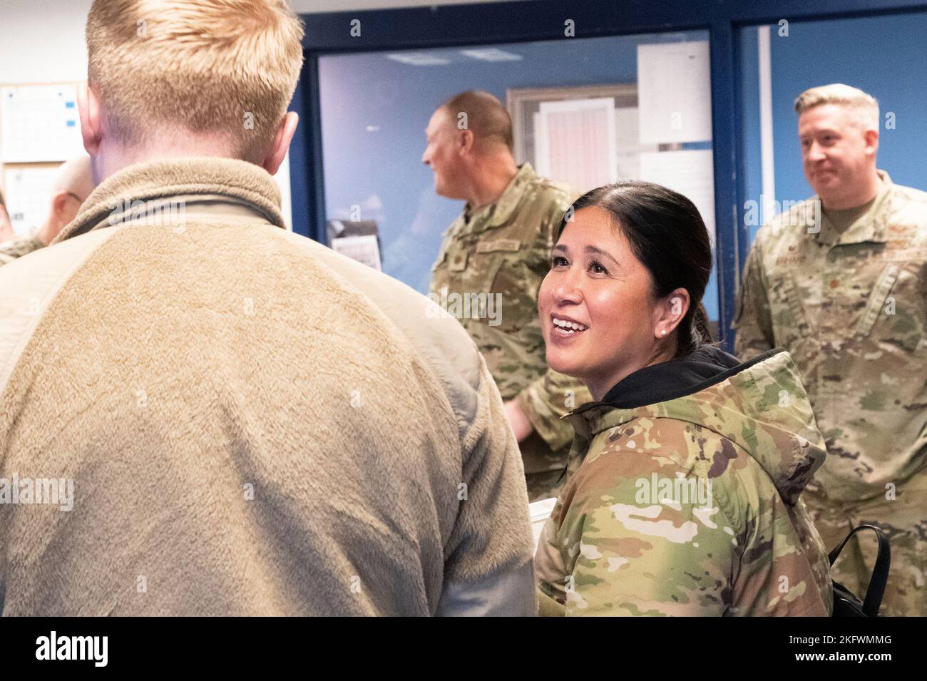 Chef de commandement master sgt kim groat Banque de photographies et d ...