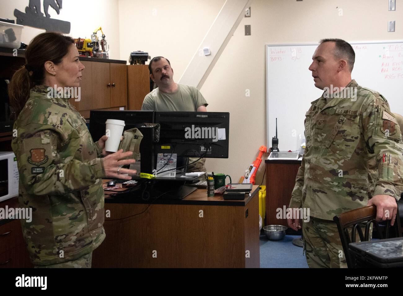 Chef de commandement master sgt kim groat Banque de photographies et d ...
