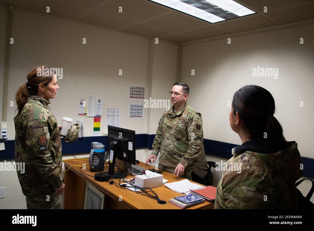 Chef de commandement master sgt kim groat Banque de photographies et d ...