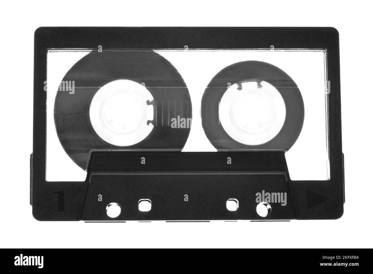 Cassette recording Banque d'images noir et blanc - Alamy