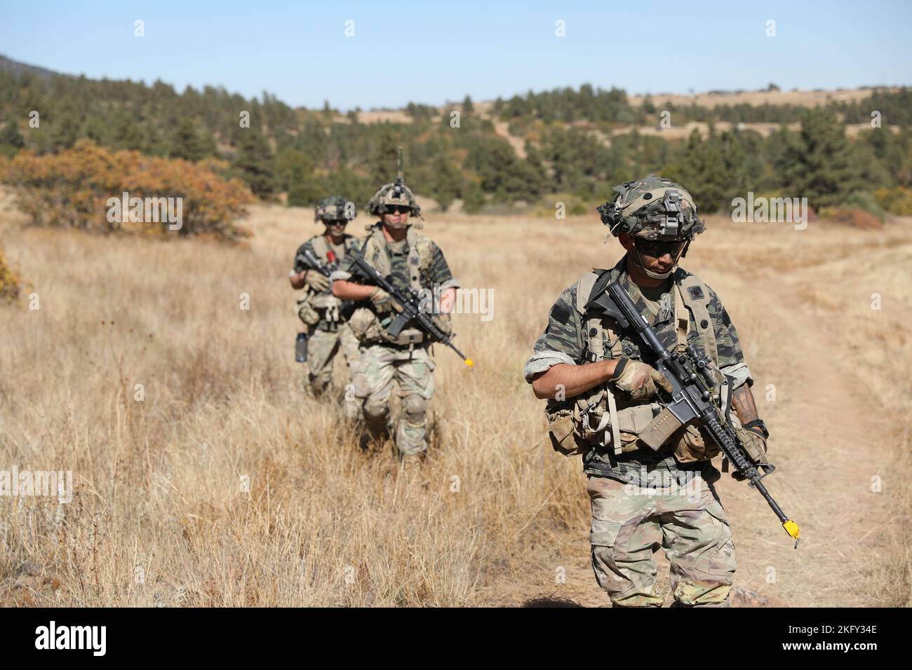 Les soldats du 3rd e Escadron, 61st Cavalry Regiment, 2nd Stryker ...