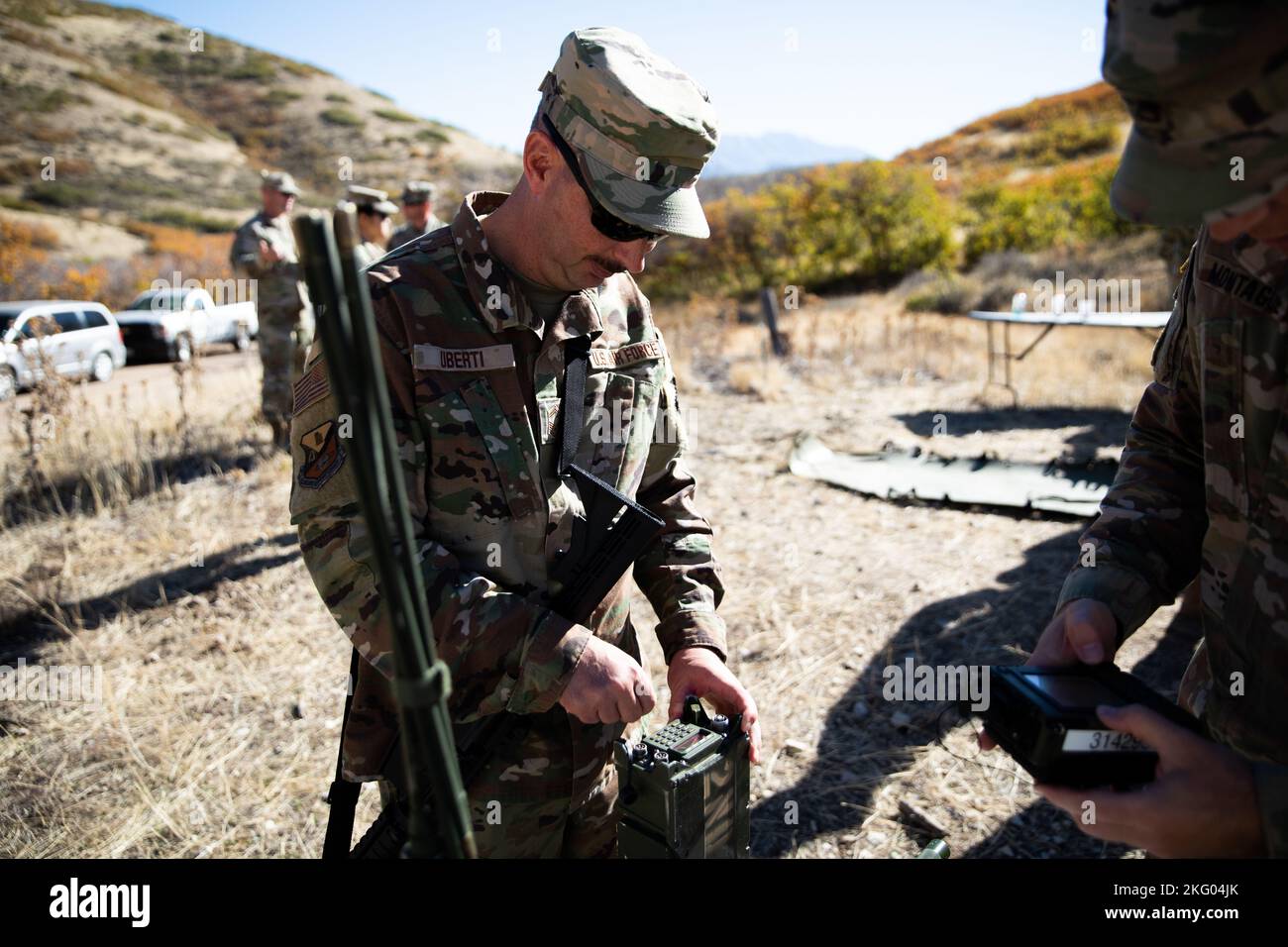 Sgt. Principal de la Garde nationale aérienne de l'Utah. Jeffery Uberti ...