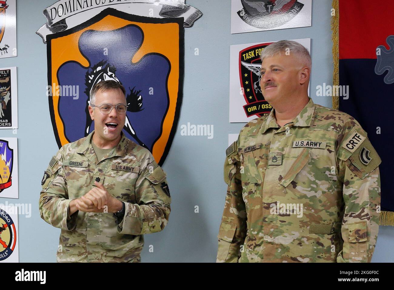 Le lieutenant colonel Matthias Greene de l'armée américaine, commandant ...