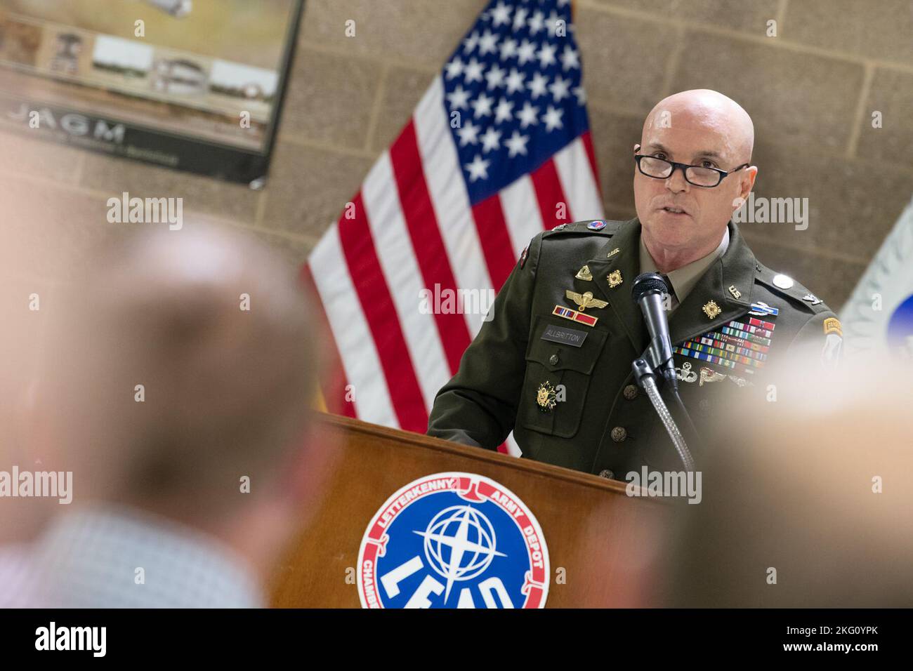 221020-A-FV109-0086 CHAMBERSBURG, Pennsylvanie. Le colonel Ricky L ...