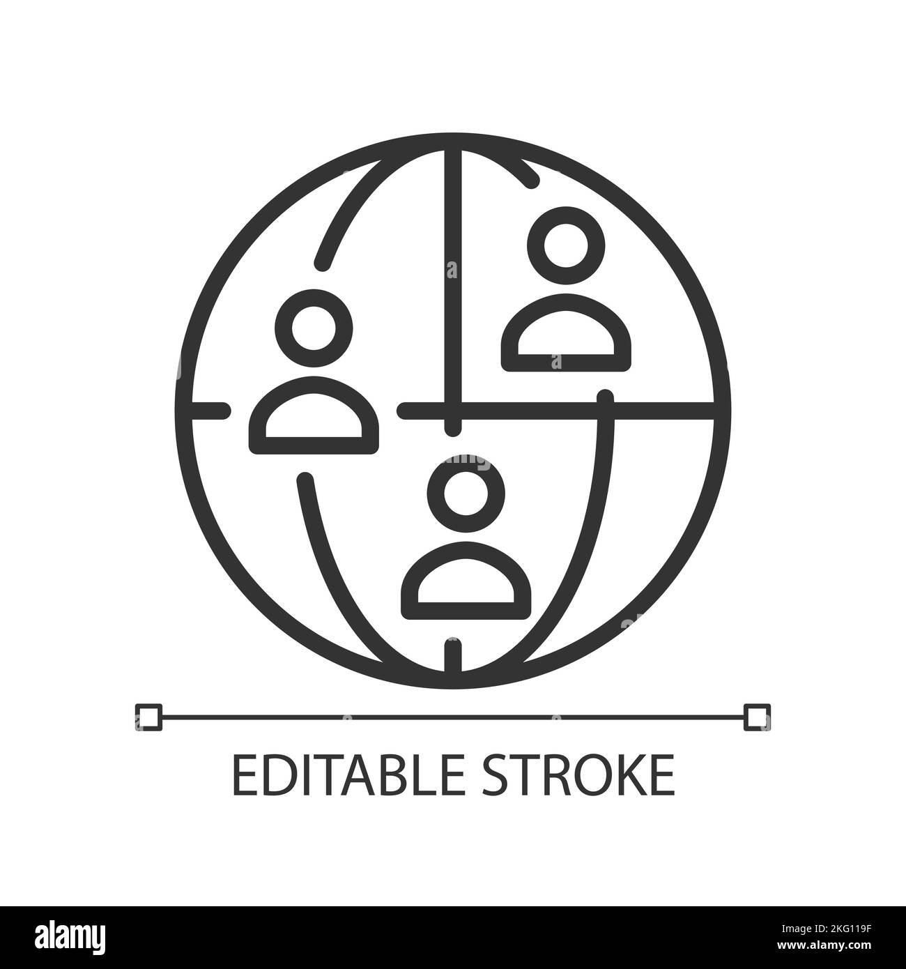 Connexion de la population Banque d'images noir et blanc - Alamy