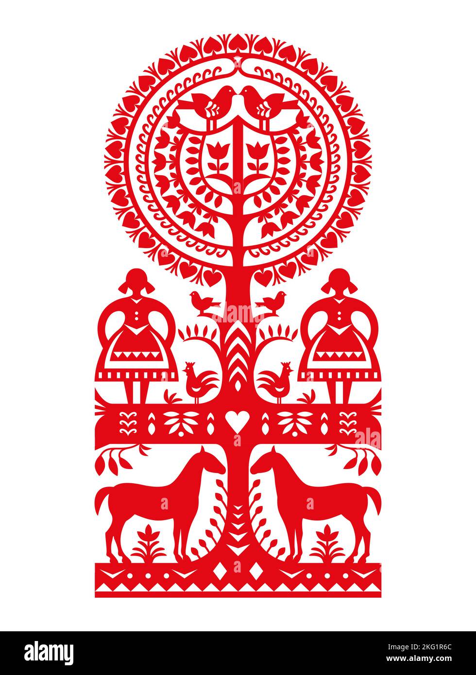 Motif de pochoir village Banque d'images détourées - Alamy