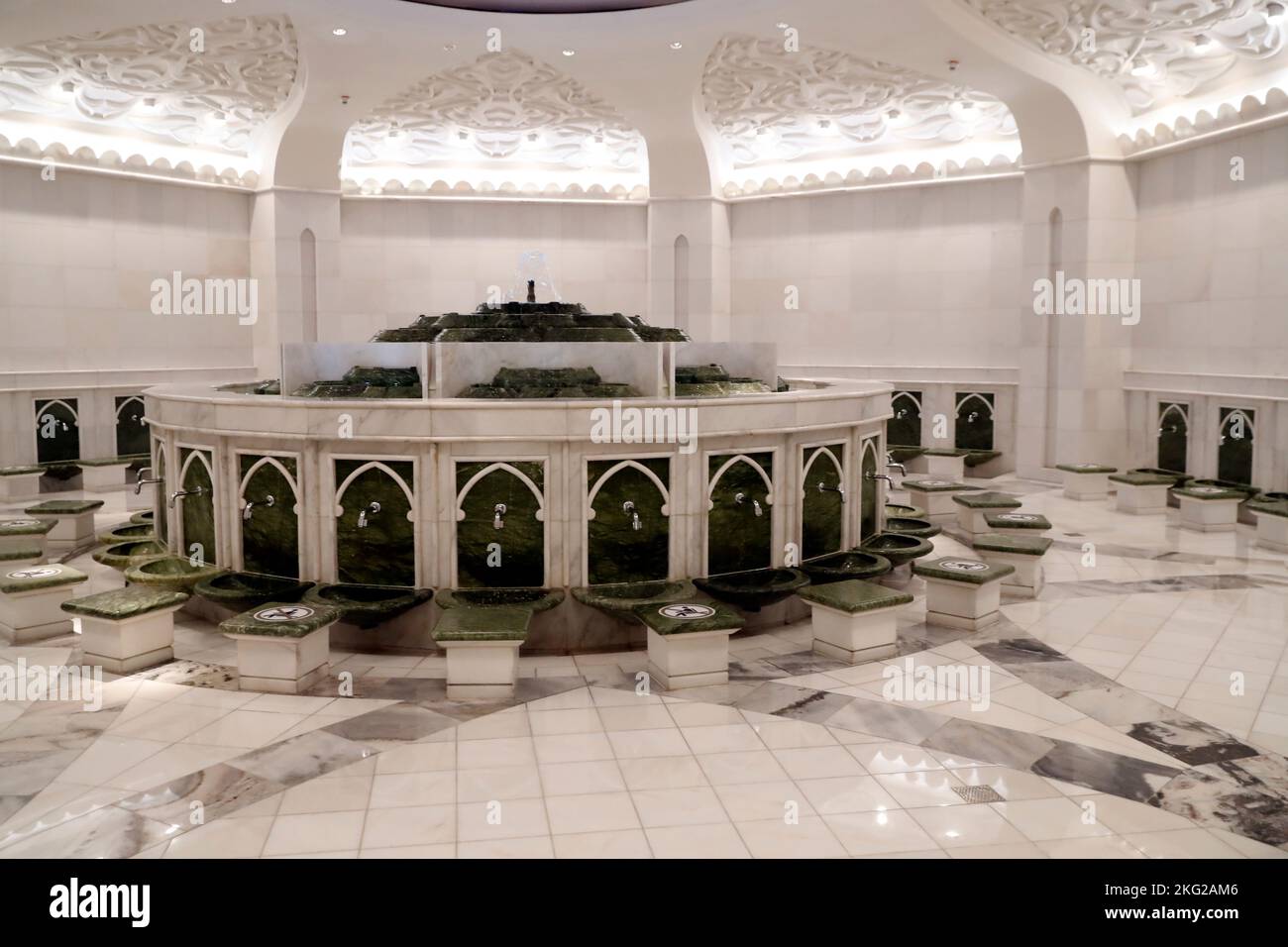 Ablution area sheikh zayed mosque Banque de photographies et d’images à ...