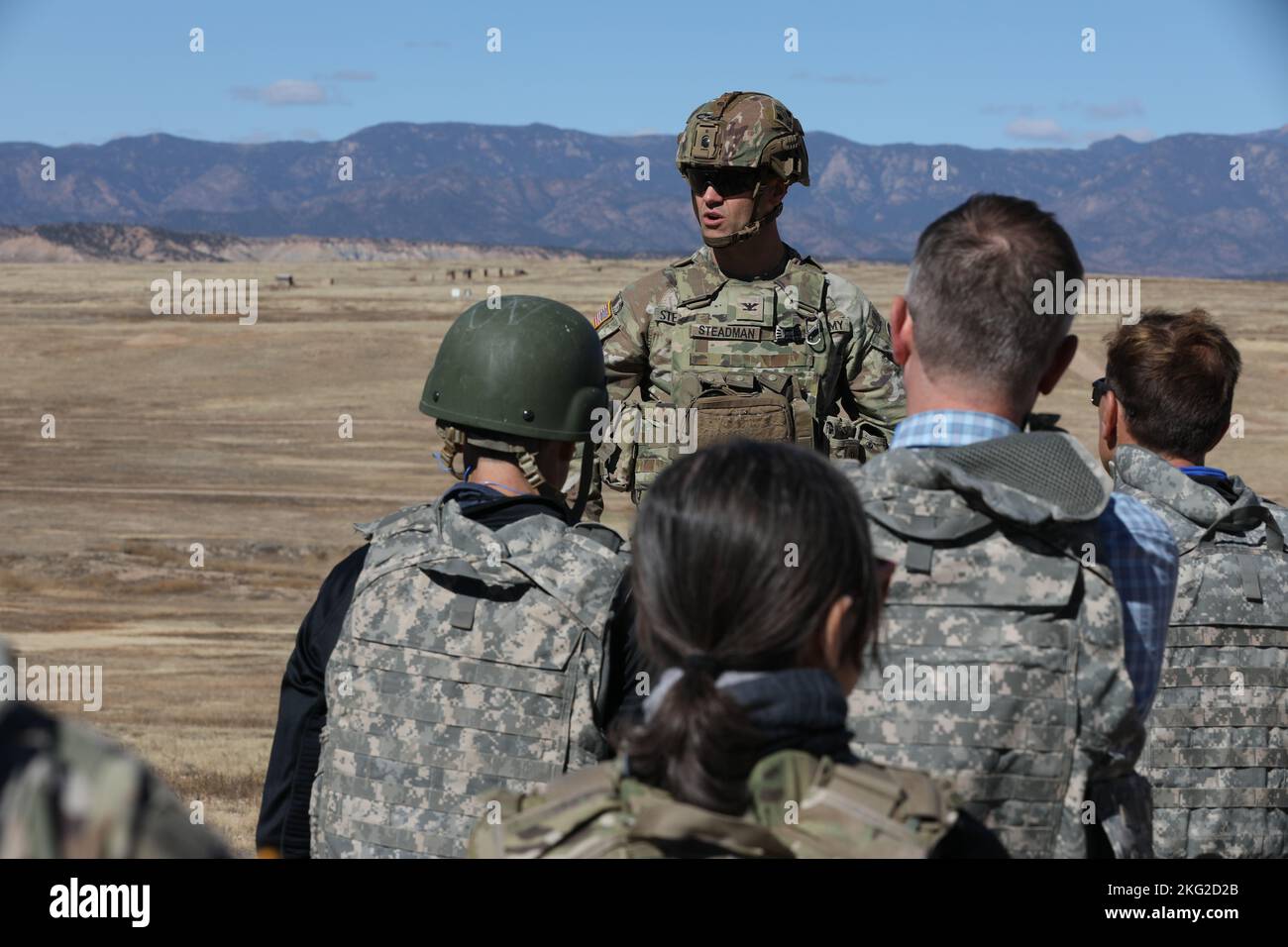 Commander of the 1st stryker brigade combat team Banque de ...