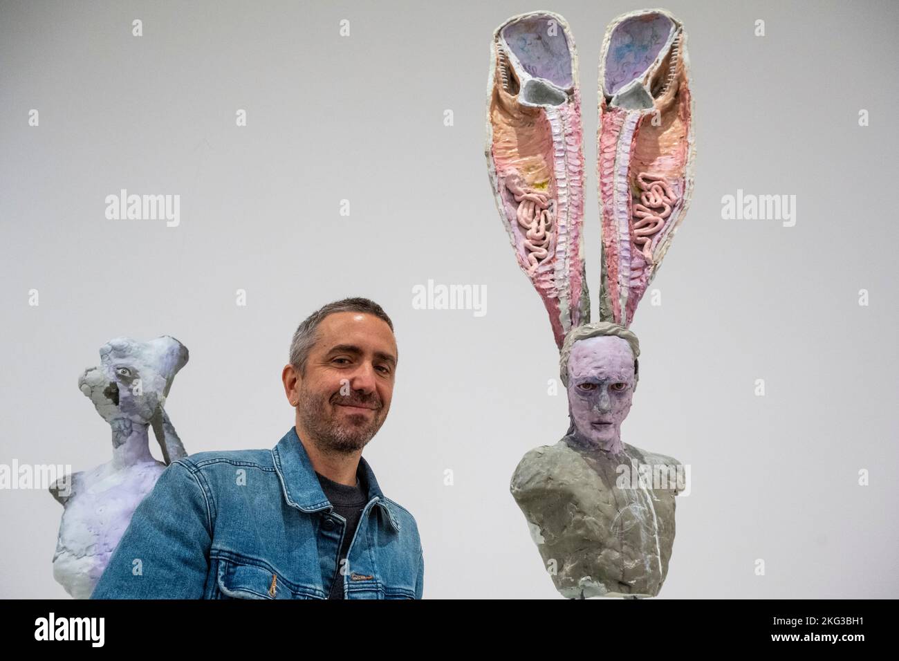 Londres, Royaume-Uni. 21 novembre 2022. L'artiste David Altmejd pose ...