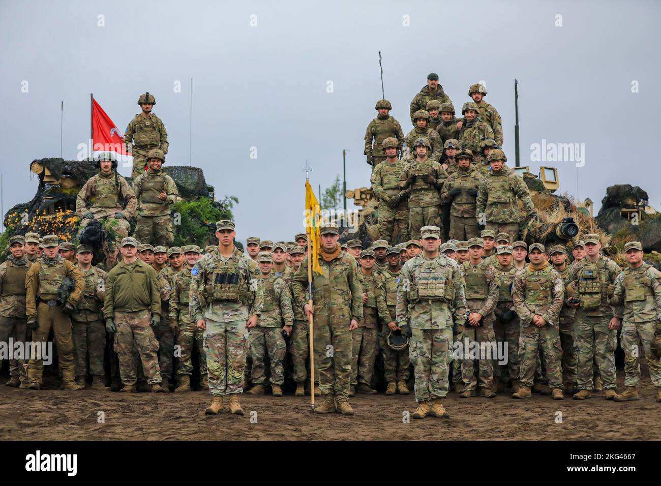 Les soldats américains affectés à la Compagnie Ares, 1st Bataillon ...