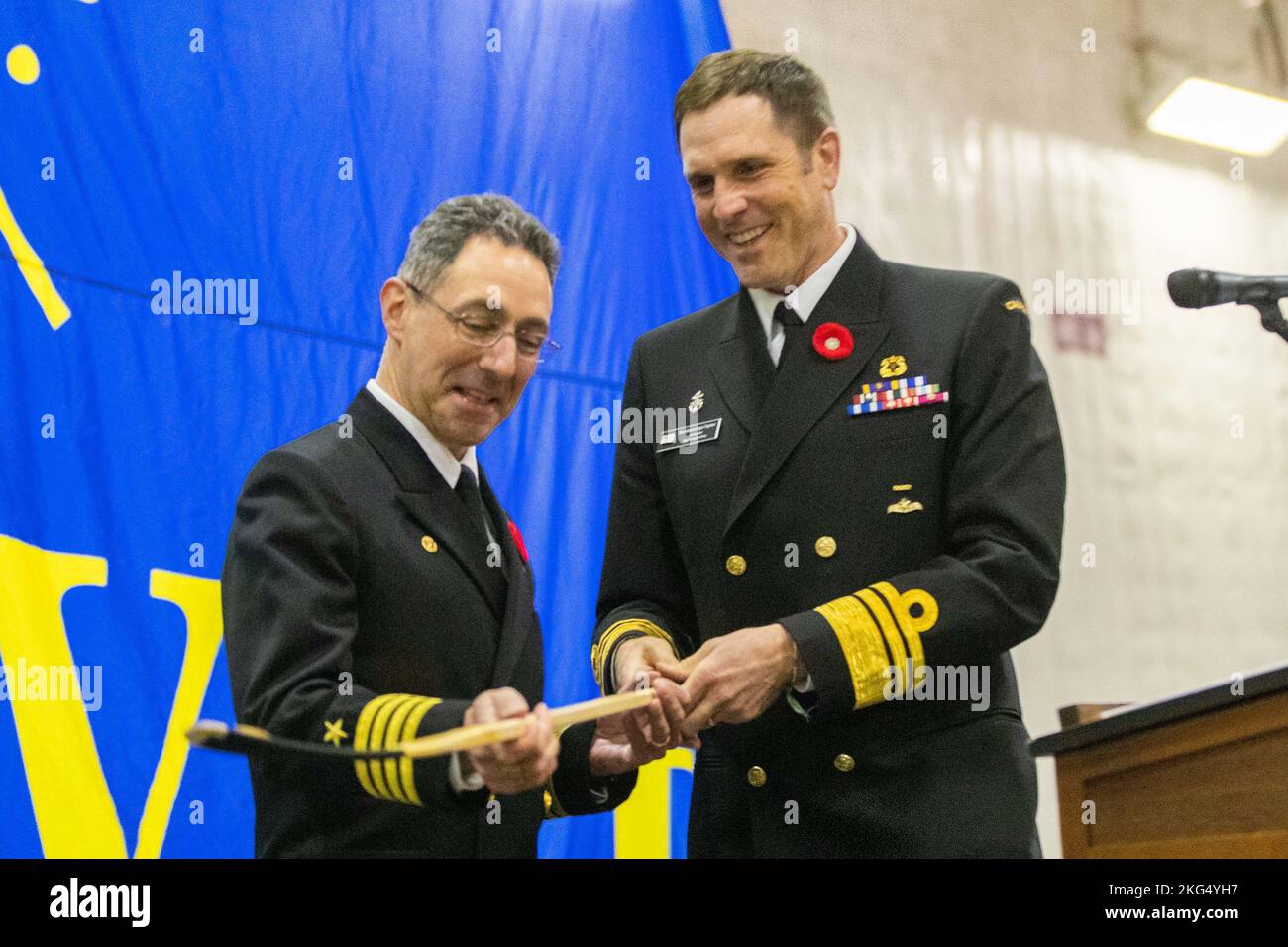 Vice ADM. Angus Topshee, commandant de la Marine royale du Canada, à ...