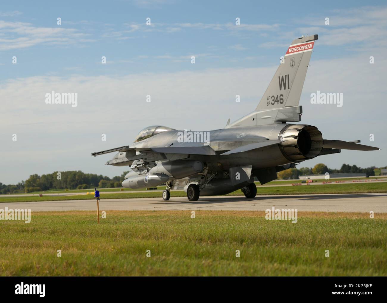 Le dernier F-16 Fighting Falcon affecté à la 115th Fighter Wing Wing de ...