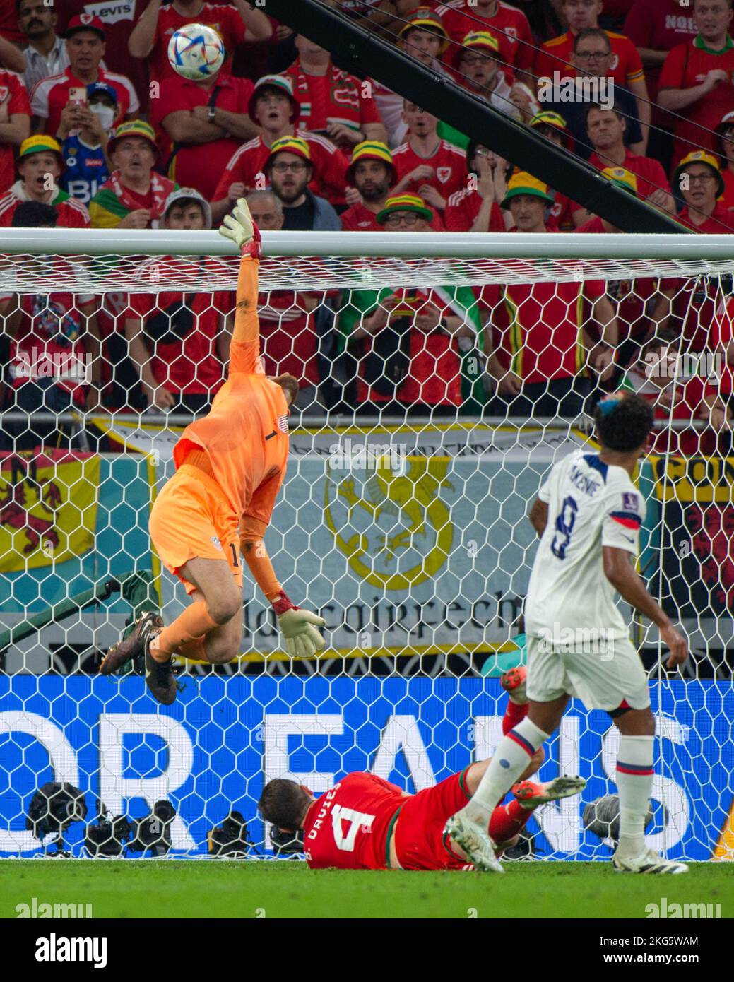 Lors de la coupe du monde de la FIFA, Qatar 2022, match du groupe B ...