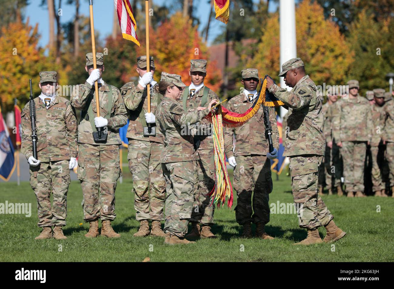 ÉTATS-UNIS Le colonel de l'armée Amy Downing, commandant de la brigade ...