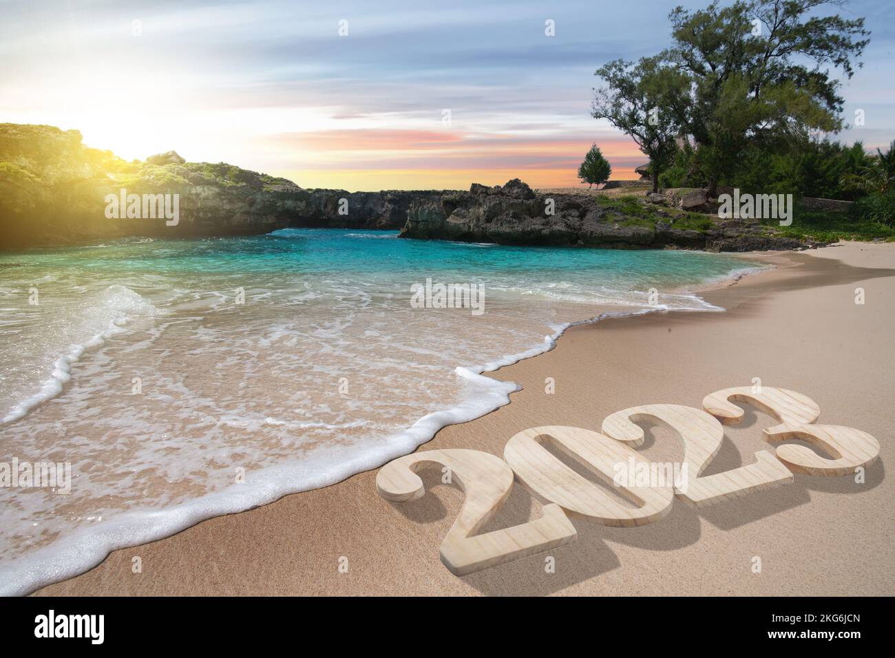 Happy new year 2023 beach Banque de photographies et d’images à haute résolution - Page 3 - Alamy