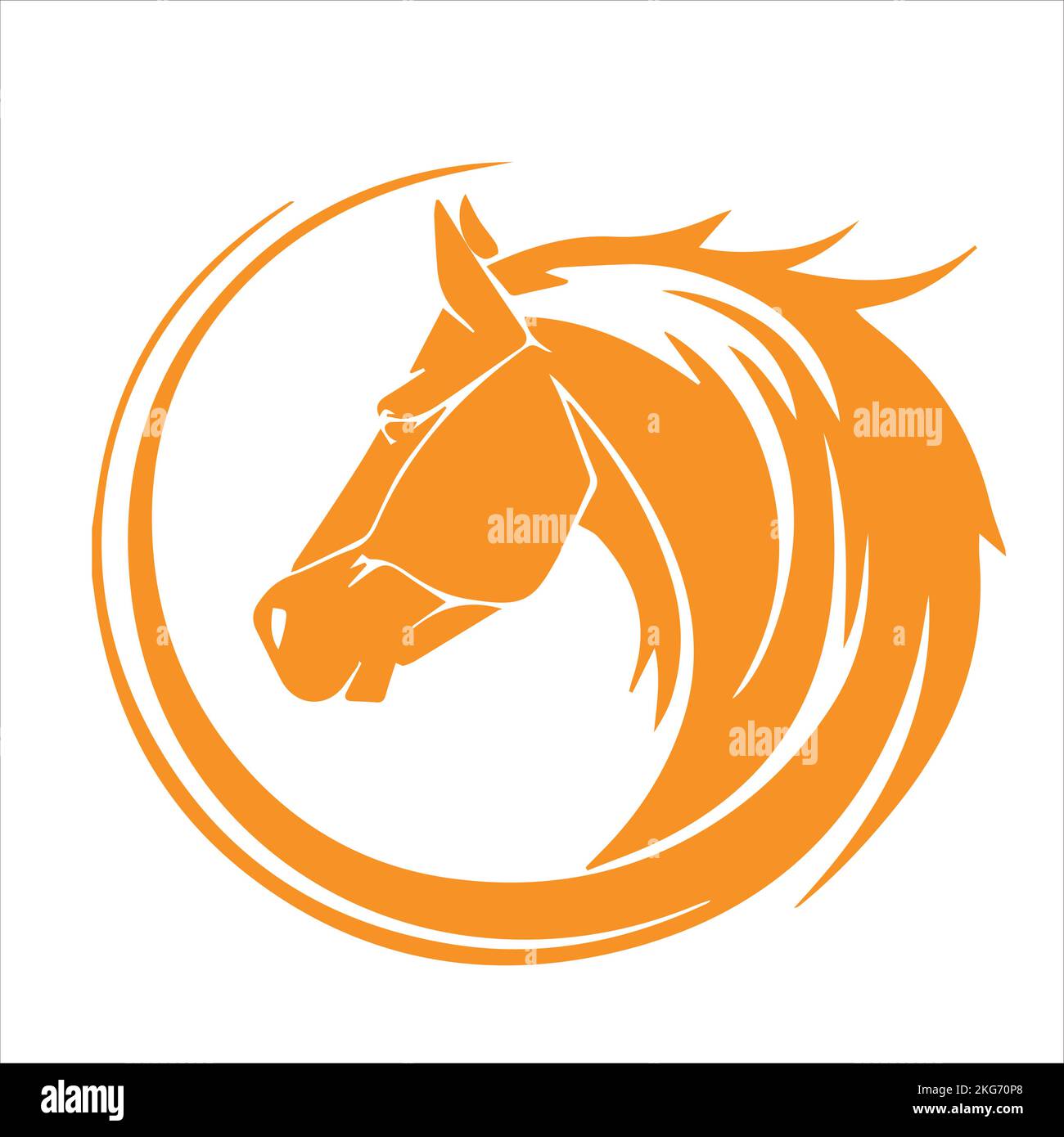 Vecteur de la tête de cheval. Icône cheval. Symbole cheval. Logo cheval ...