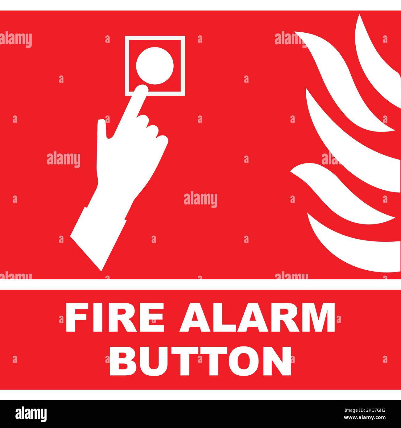 Smoke alarm Banque d'images vectorielles - Alamy