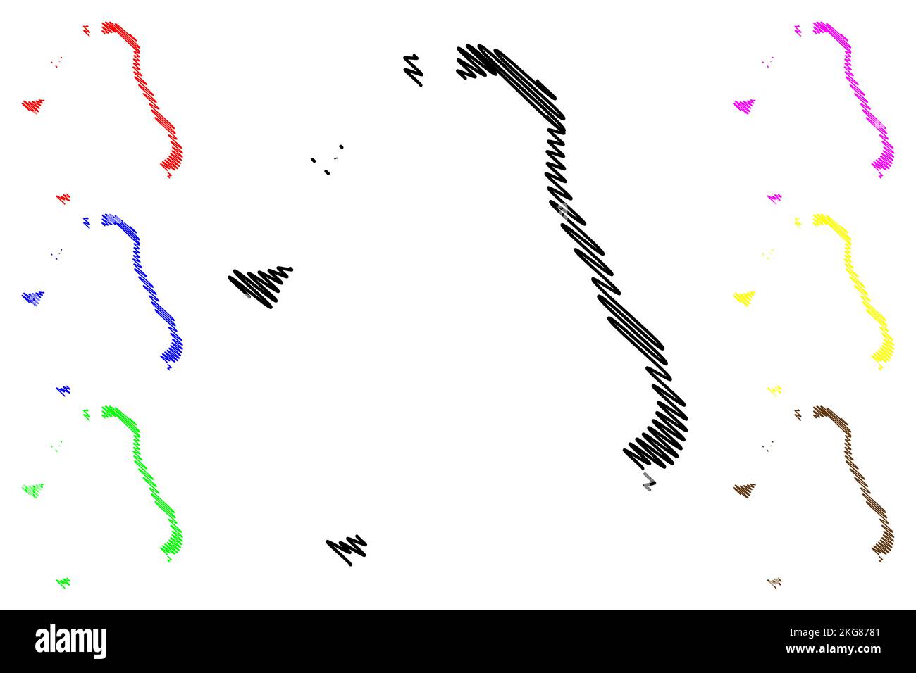 Île de Maupihaa (France, République française, Océan Pacifique ...