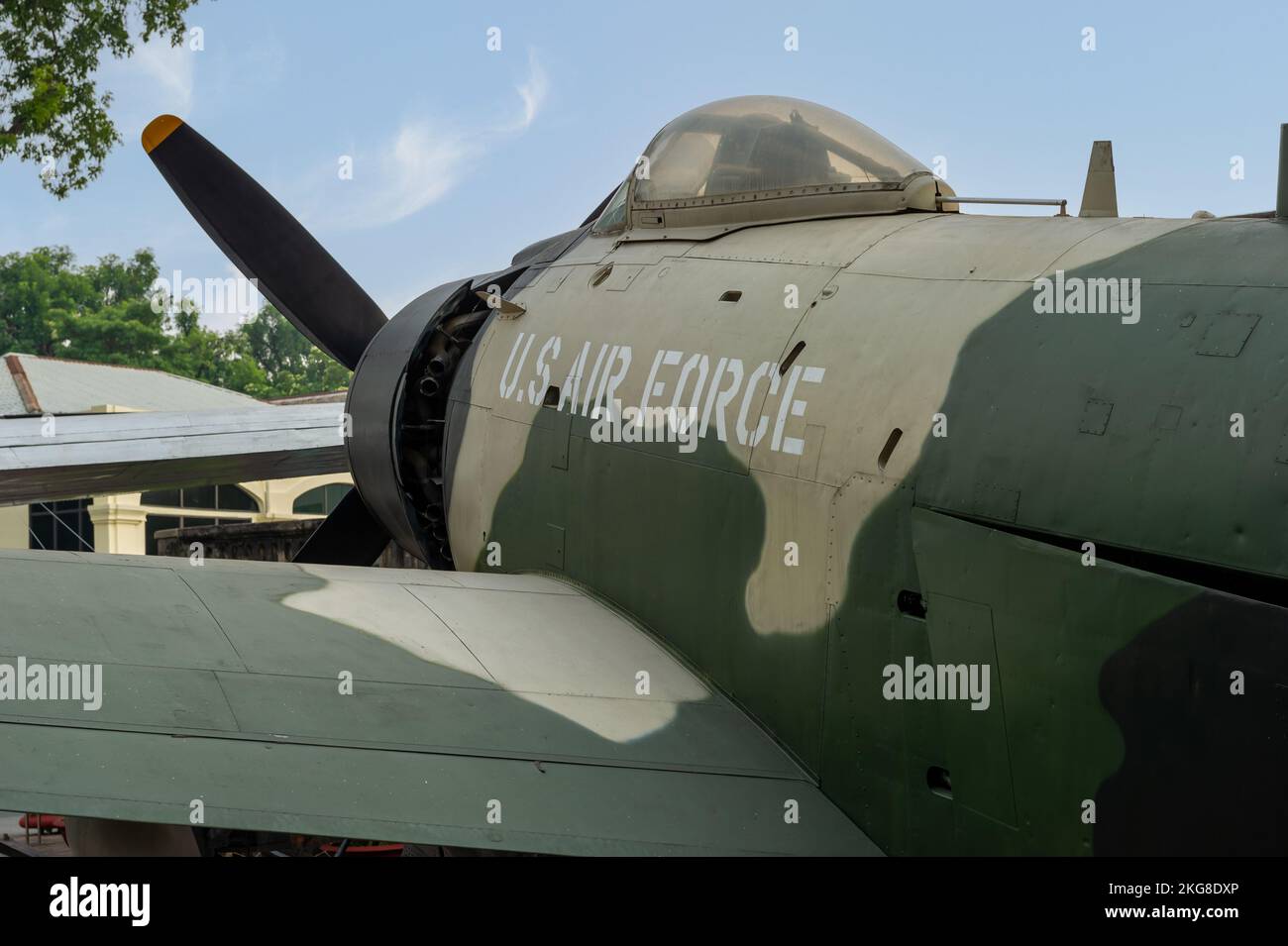Un Skyraider AD-6 de la US Air Force Douglas de la guerre du Vietnam au ...