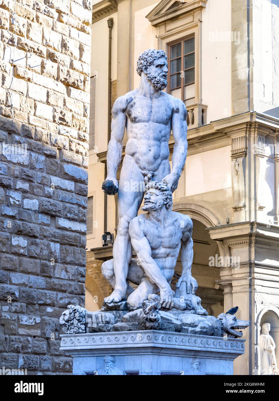 Hercules cacus sculpture baccio bandinelli Banque de photographies et d ...
