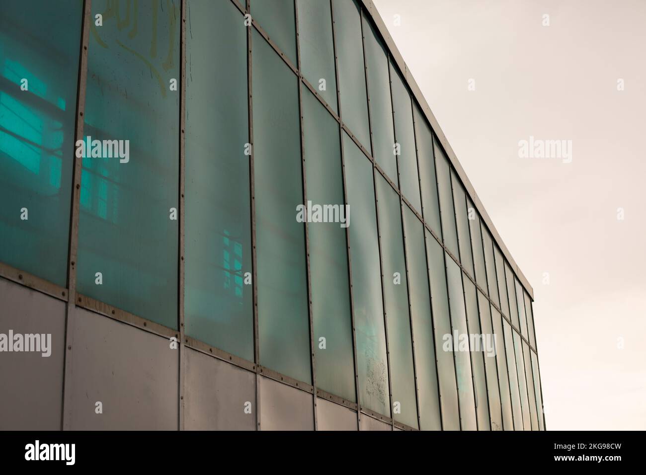 Détails du bâtiment. Installation industrielle. Structure technique ...