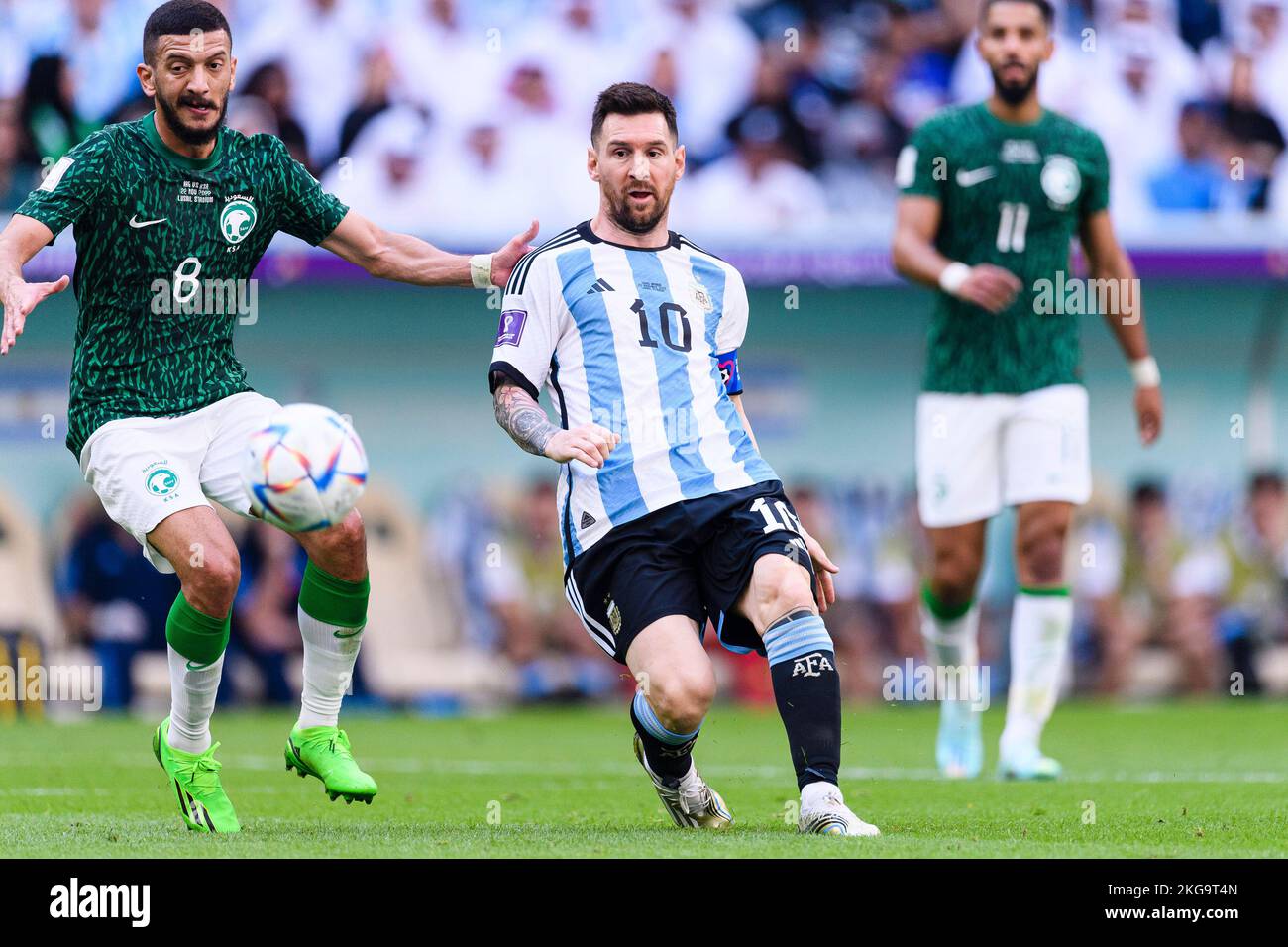 Lusail, Qatar. 22nd novembre 2022. Estádio Lusail Lionel Messi da ...