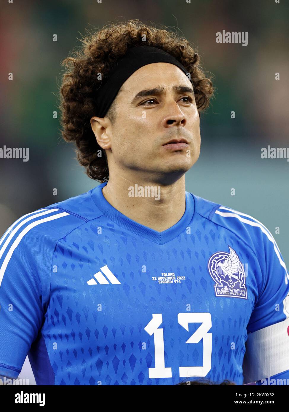 DOHA - Qatar, 22/11/2022, gardien de but mexicain Guillermo Ochoa lors ...