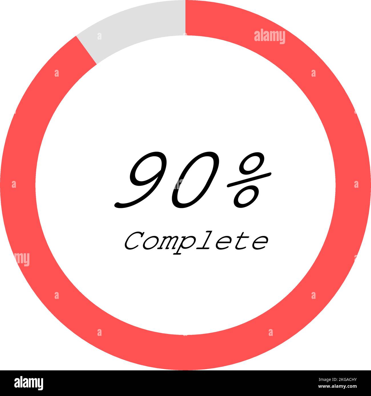 Icônes de progression de la barre de chargement, illustration ...