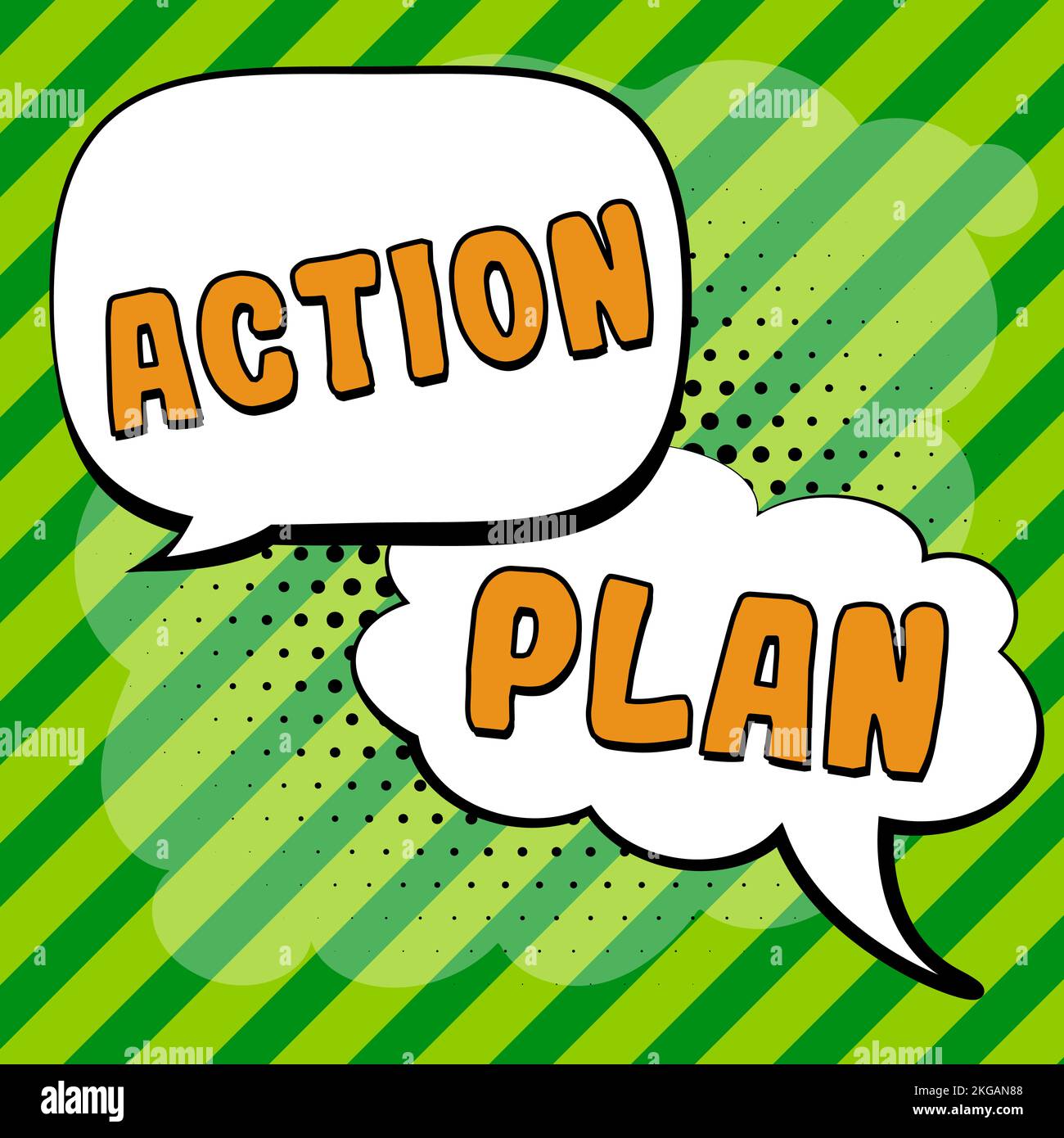 Plan d'action d'affichage conceptuel. Mot écrit sur la liste des choses ...