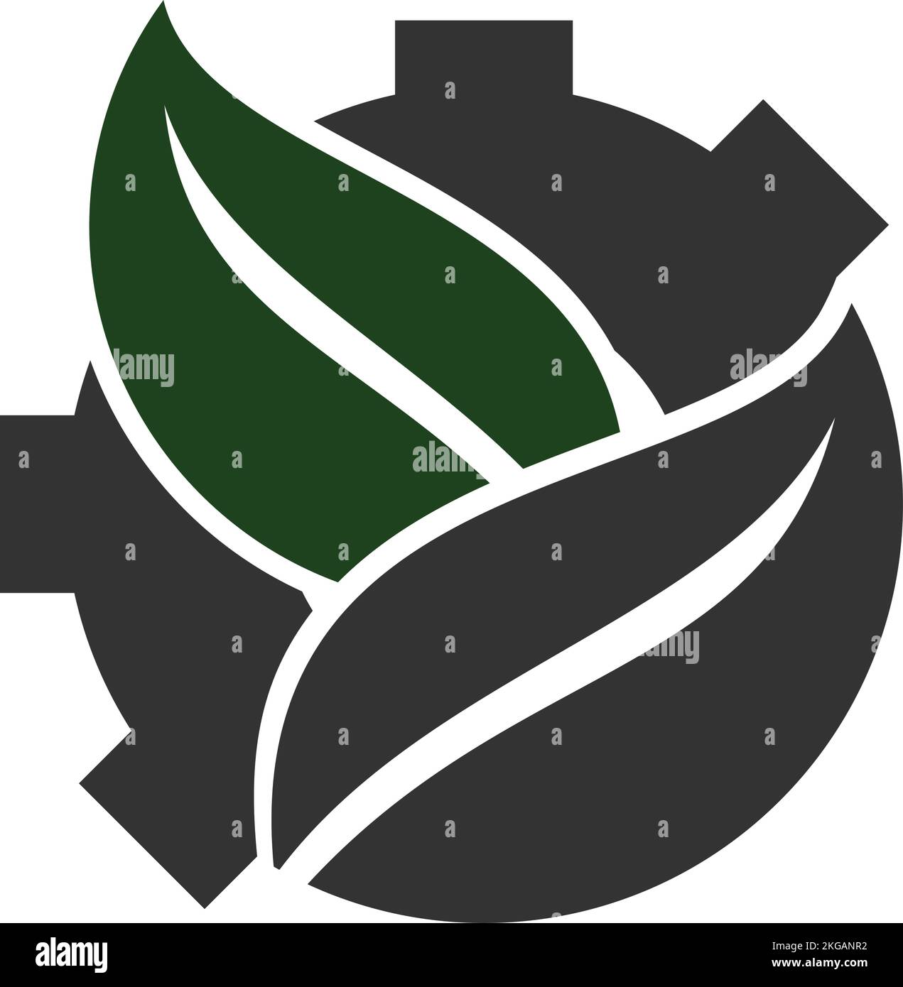 Logo feuille. Bio nature vert vecteur écologique symboles entreprise ...