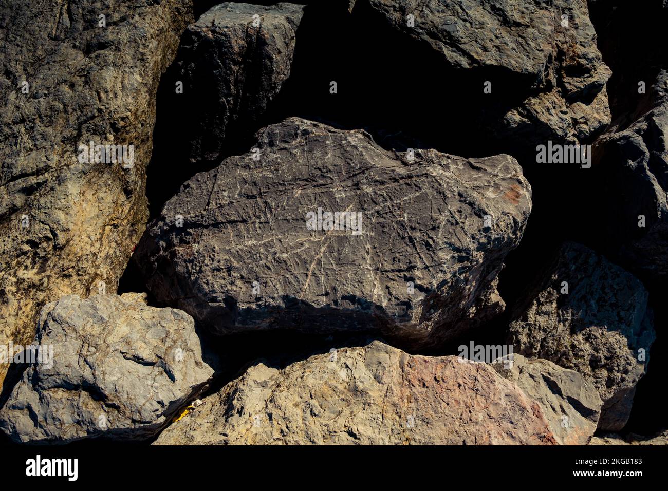 Textura de las rocas Banque de photographies et d’images à haute ...