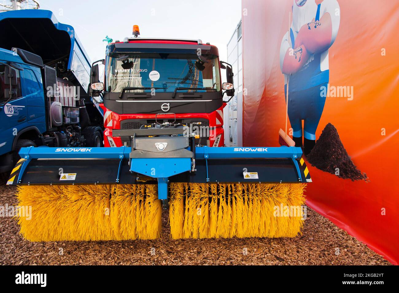 Balayeuse pour camion, tracteur, chargeuse sur pneus, Bauma 2022, le ...