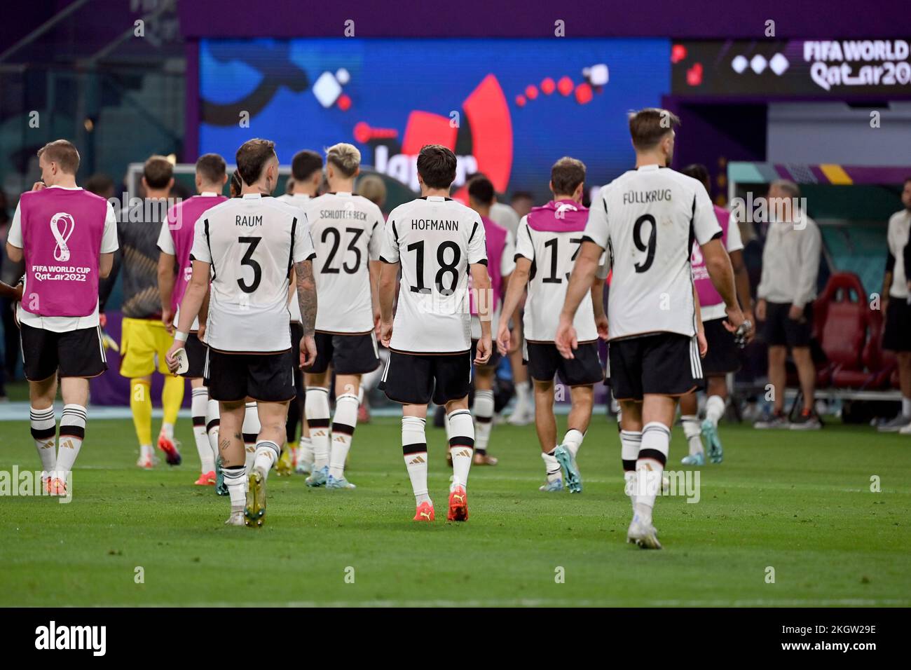 Doha, Qatar, 23 novembre 2022, Feature, Déçus joueurs de GER après le ...