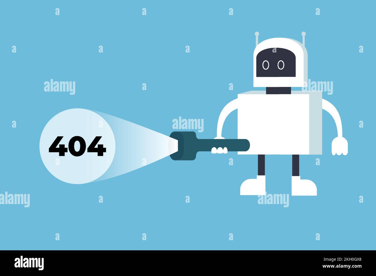 Trouble torche Banque d'images vectorielles - Alamy