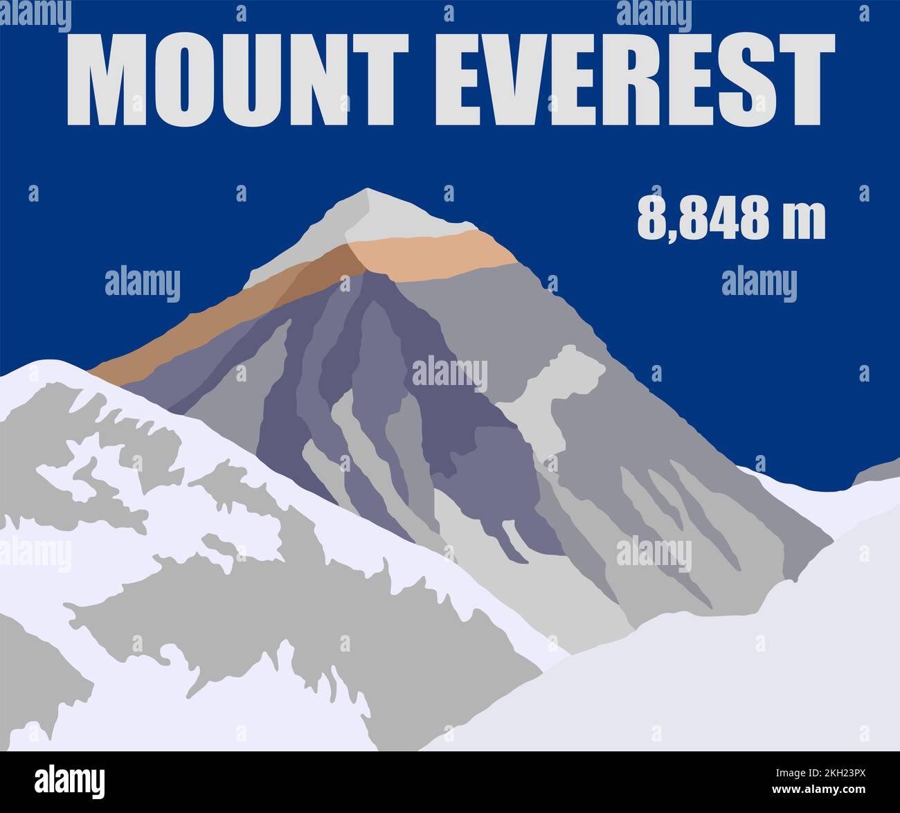 Parque nacional everest Banque d'images vectorielles - Alamy
