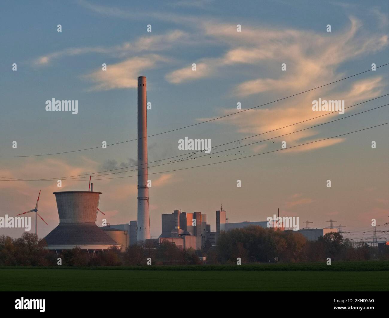 La centrale électrique Robert Frank de Landesbergen, une centrale à ...