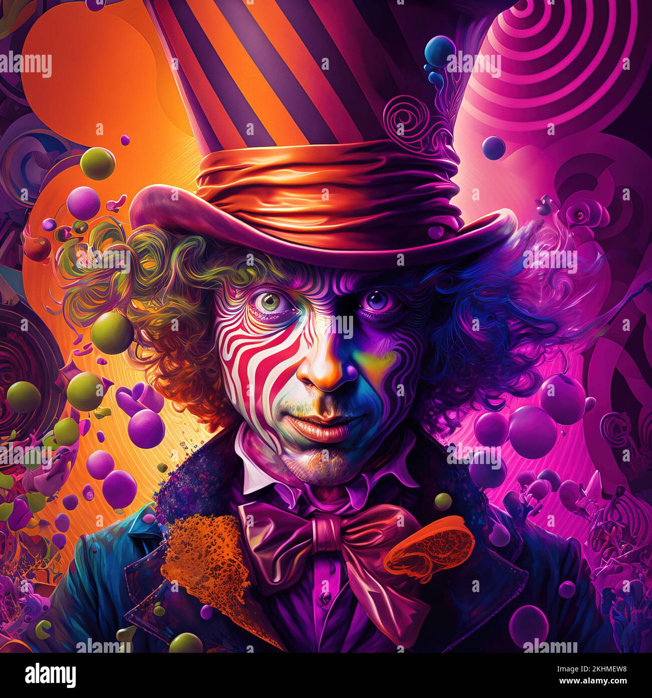 Illustration de ma version de Willy Wonka, propriétaire de la ...