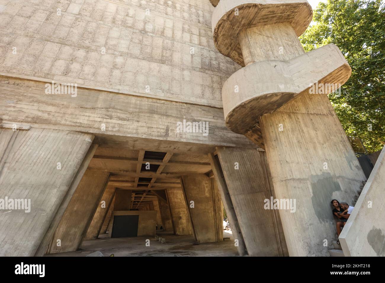 Classé, comme a, UNESCO, site du patrimoine mondial, le, «Cité radieuse ...