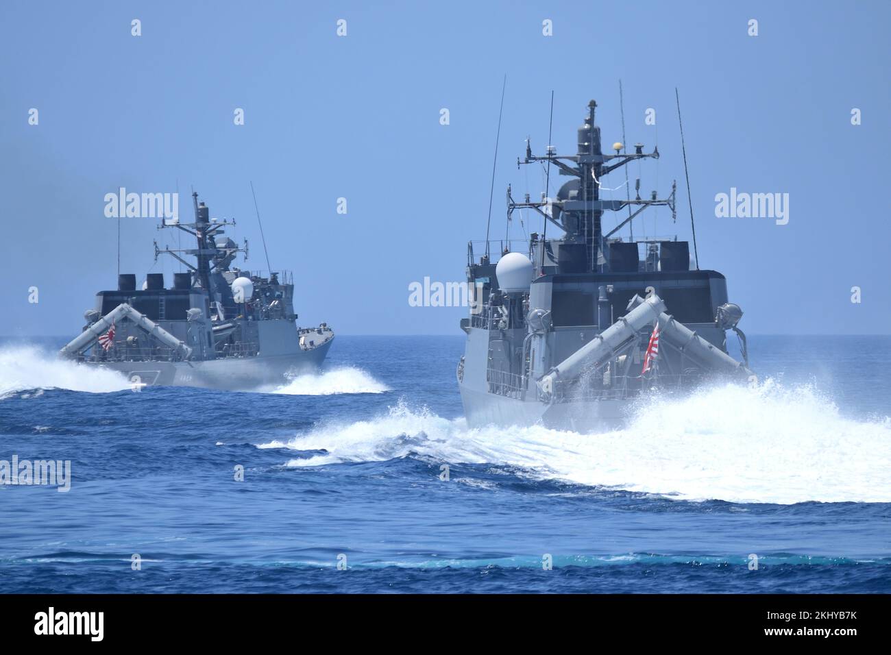 JMSDF (Japan Maritime Self-Defense Force) des bateaux de patrouille à ...