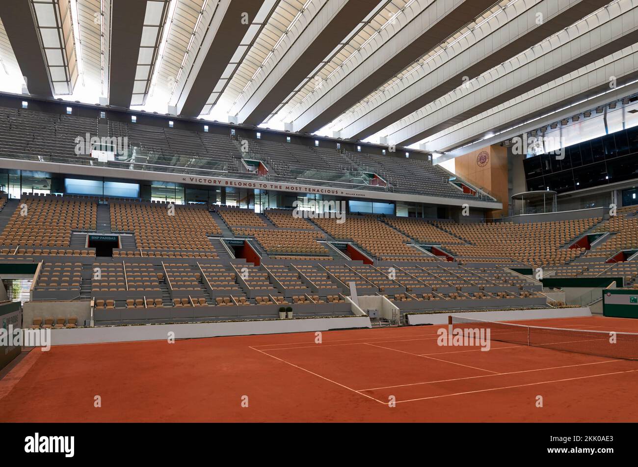 Court central roland garros Banque de photographies et d’images à haute ...