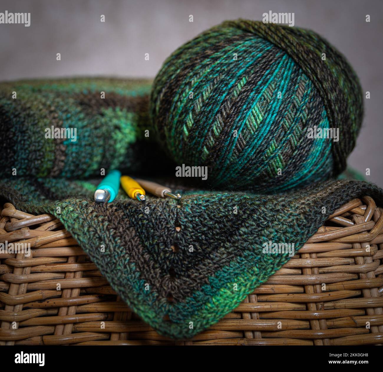 Crochet yarn Banque de photographies et d’images à haute résolution - Alamy