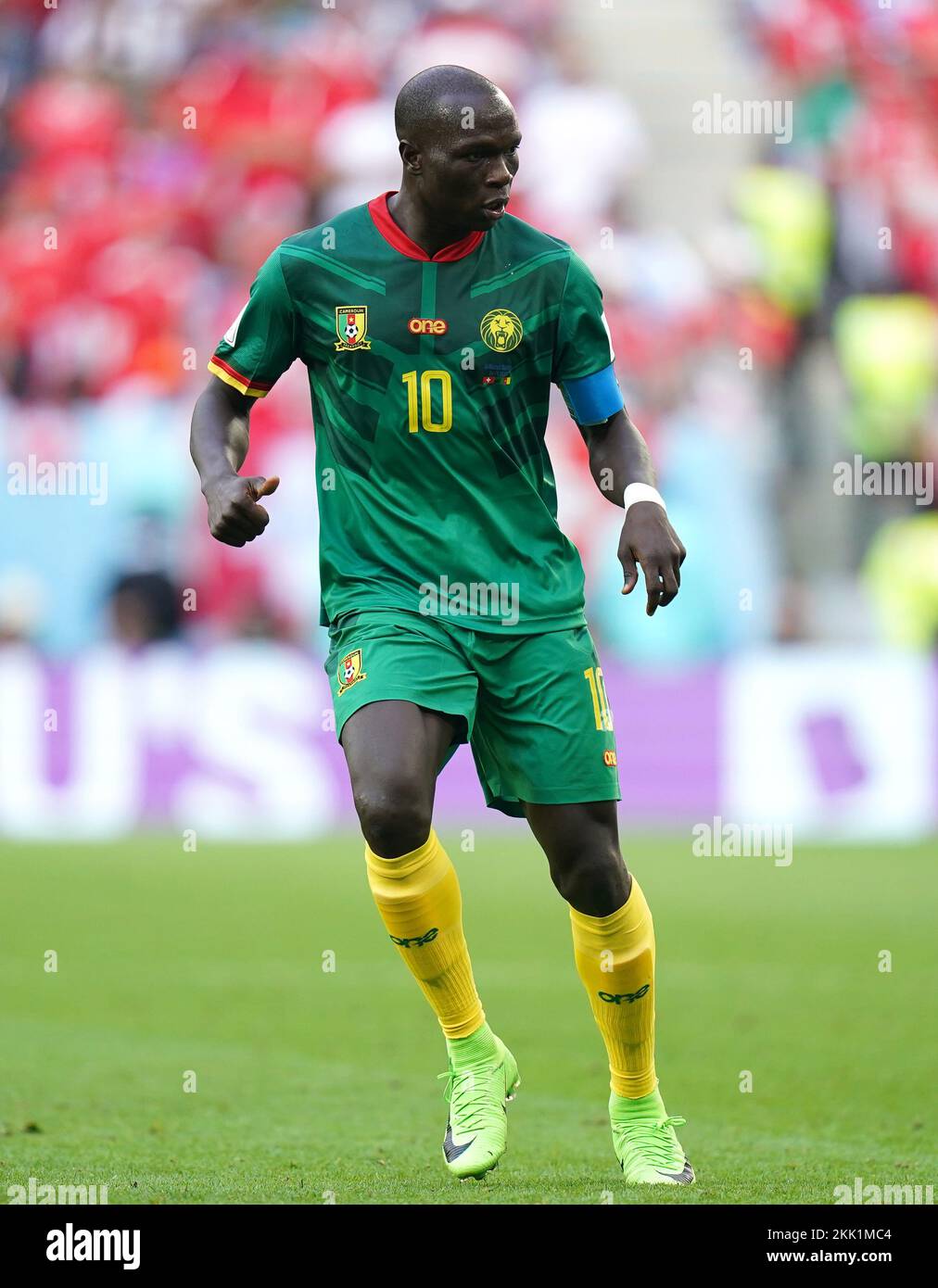 Vincent Aboubakar au Cameroun lors du match G de la coupe du monde de ...