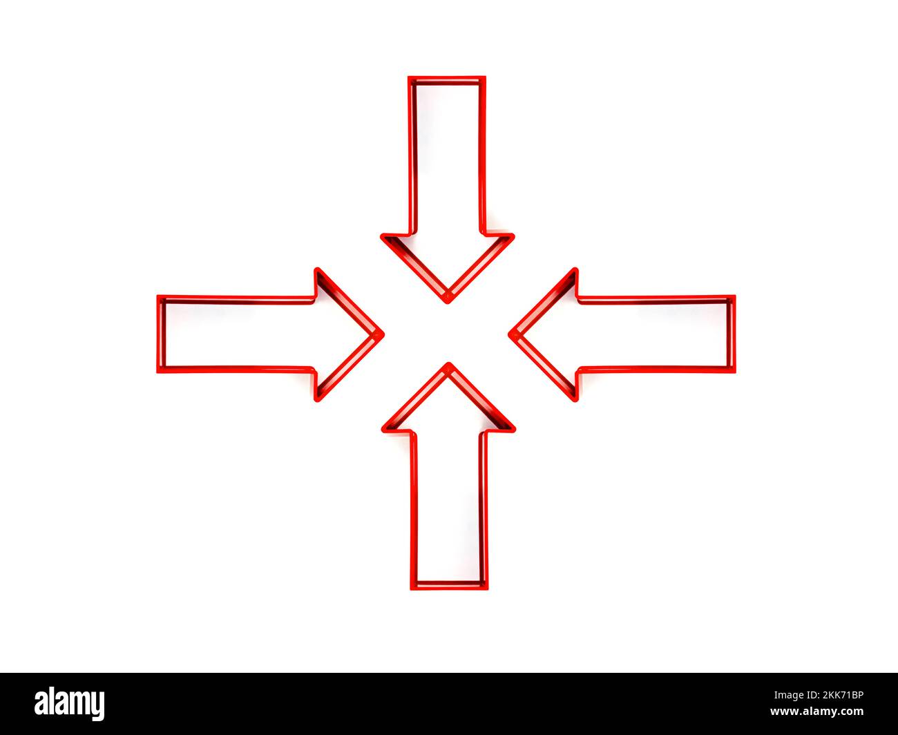 Compresser les flèches Banque de photographies et d’images à haute ...