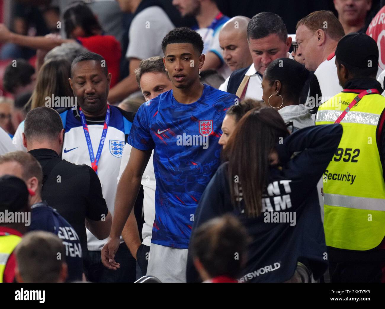 Jude Bellingham, en Angleterre, après le match de la coupe du monde de ...