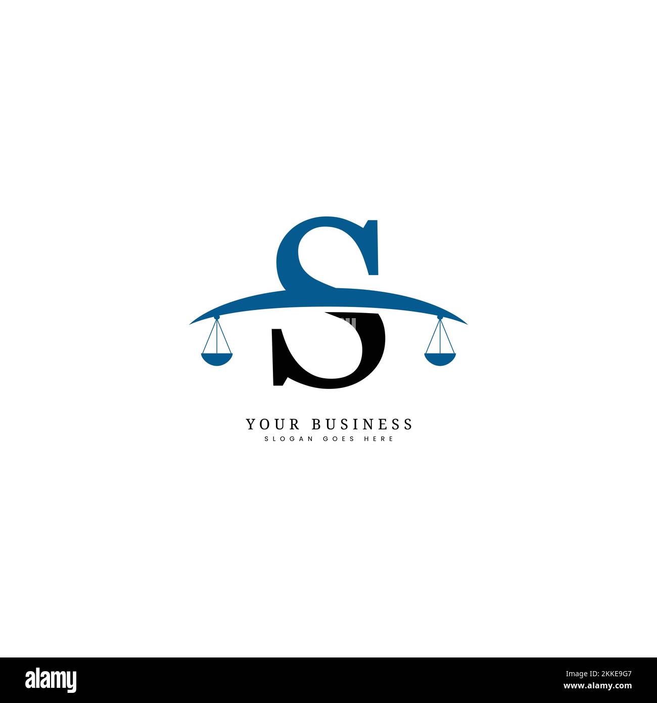 Lettre S logo commercial légal, logo du cabinet d'avocats et logo du ...
